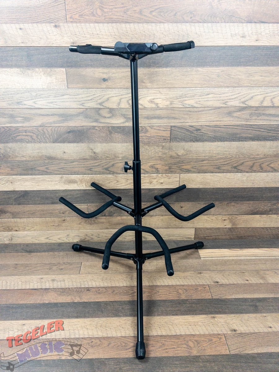 On-Stage Stands GS7321BT Deluxe Folding Triple Guitar Stand – Tegeler Music