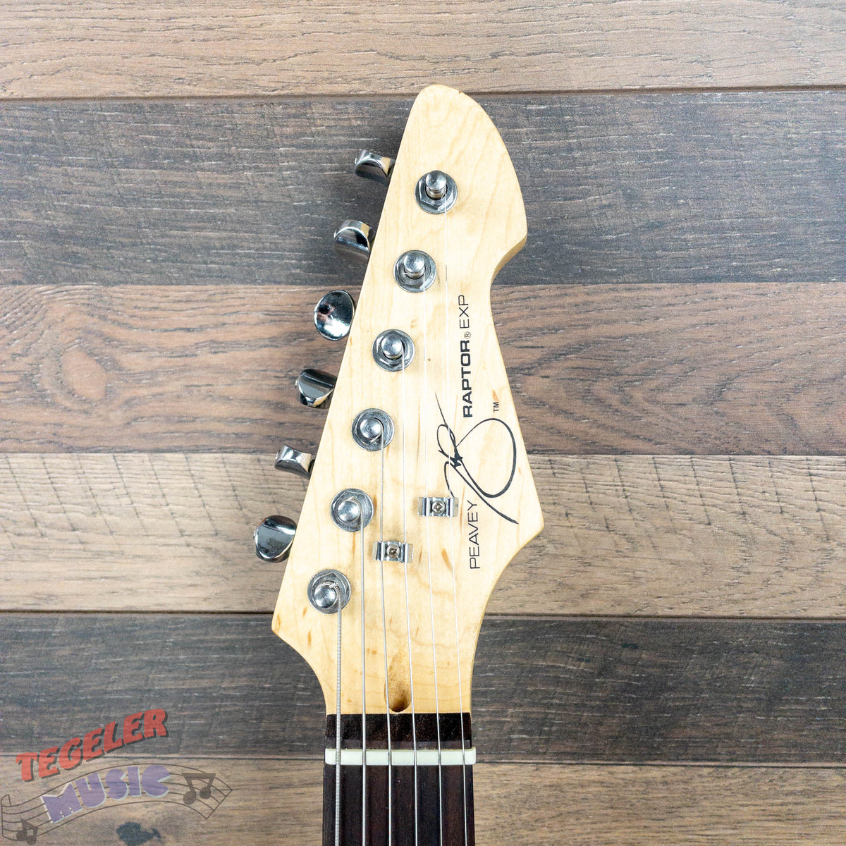 USED-Peavey Raptor EXP Electric Guitar, Solid Body Red with White Pick ...