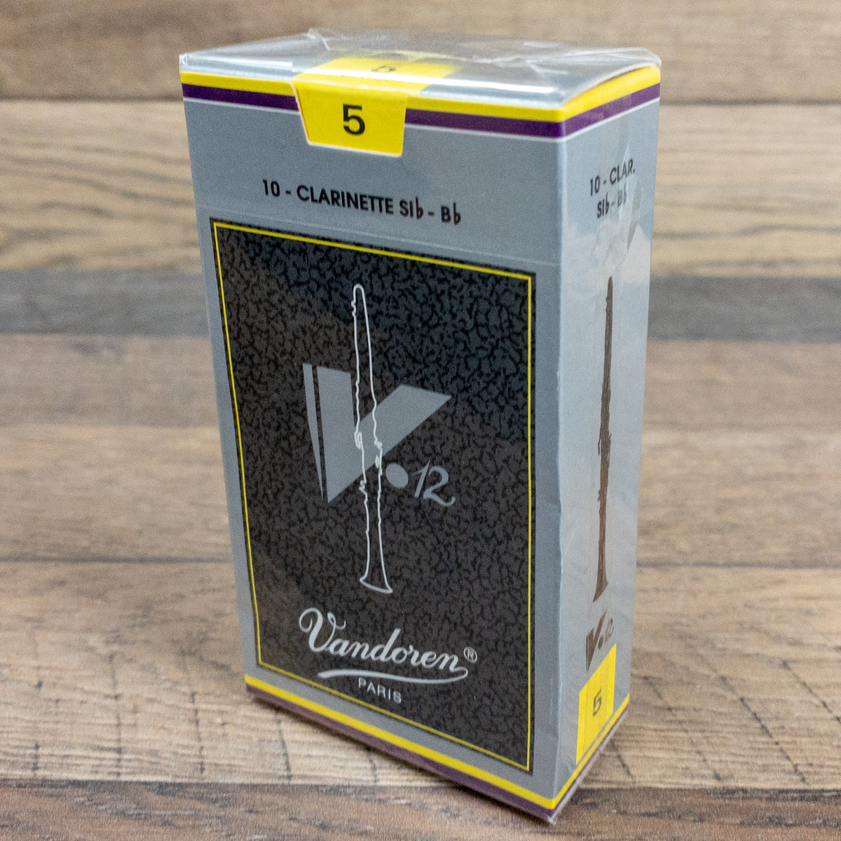 Vandoren V12 Clarinet Reeds for Bb Clarinet Strength-5, Box of 10, Cod ...