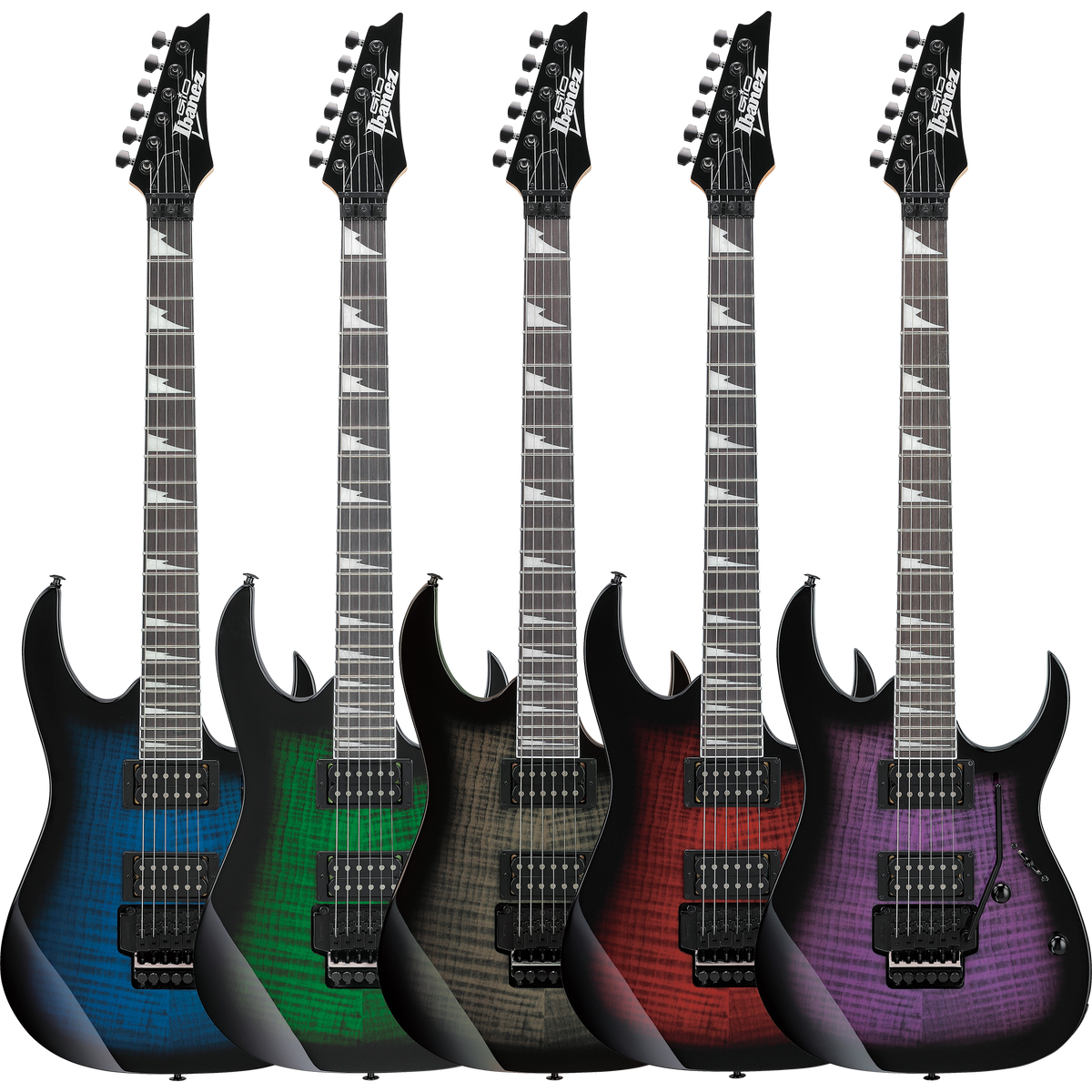 Ibanez GRG320FA Electric Guitar Floating Trem Bridge Shark Tooth Inlay ...