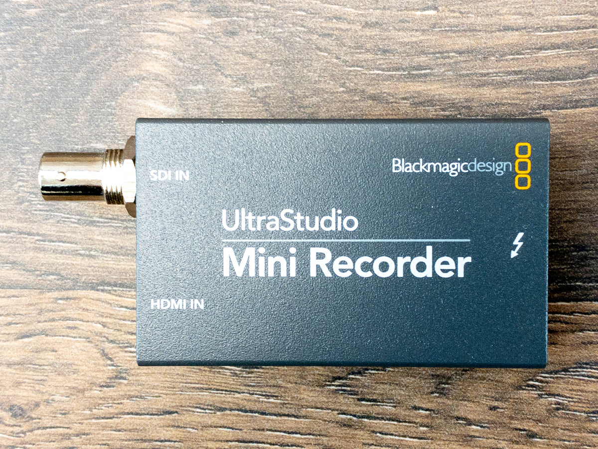 Used Blackmagic UltraStudio Mini Recorder HDMI/SDI Interface w/Thunder ...